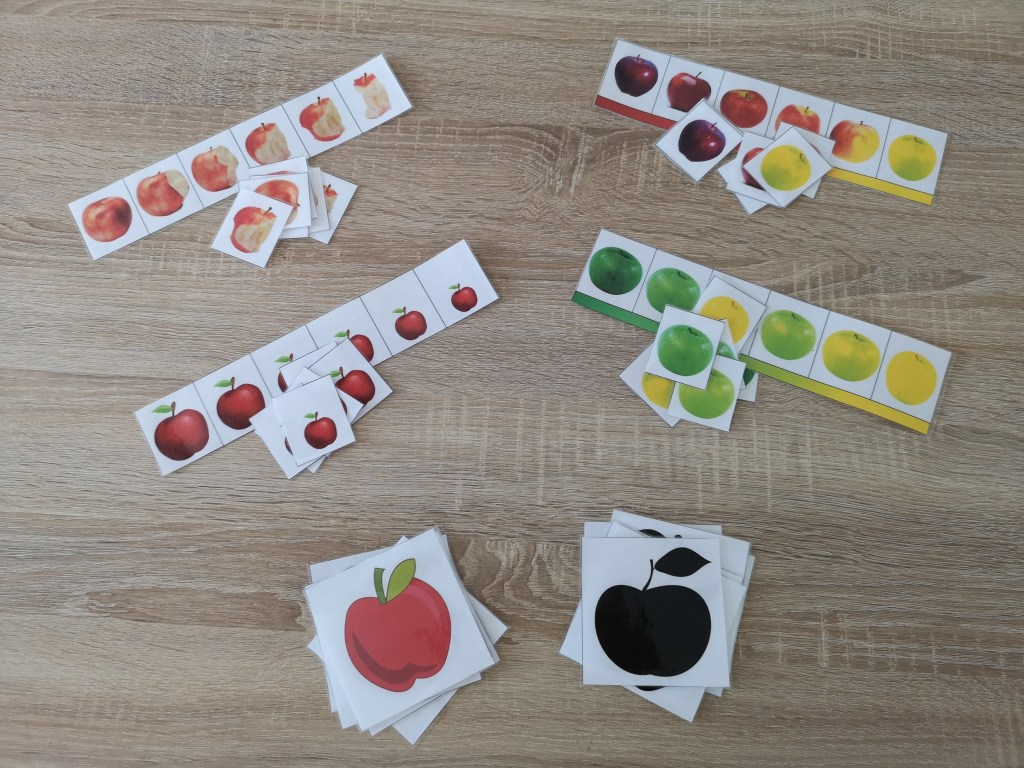 Fiches d’activités : la pomme – Ma vie trépidante de maman