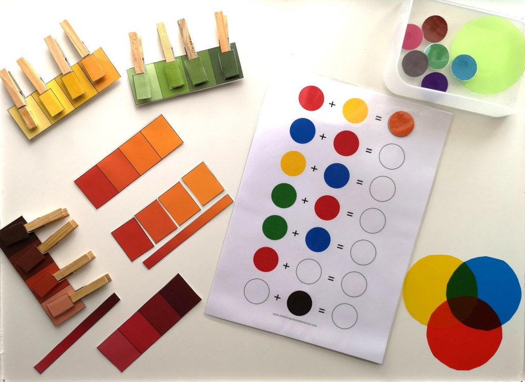 Fiches d’activités sur les couleurs – Ma vie trépidante de maman